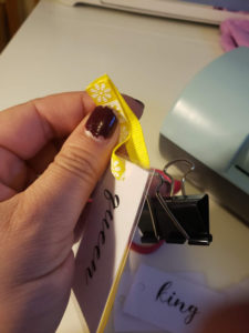 DIY Bedsheet Labels - Yellow Martha